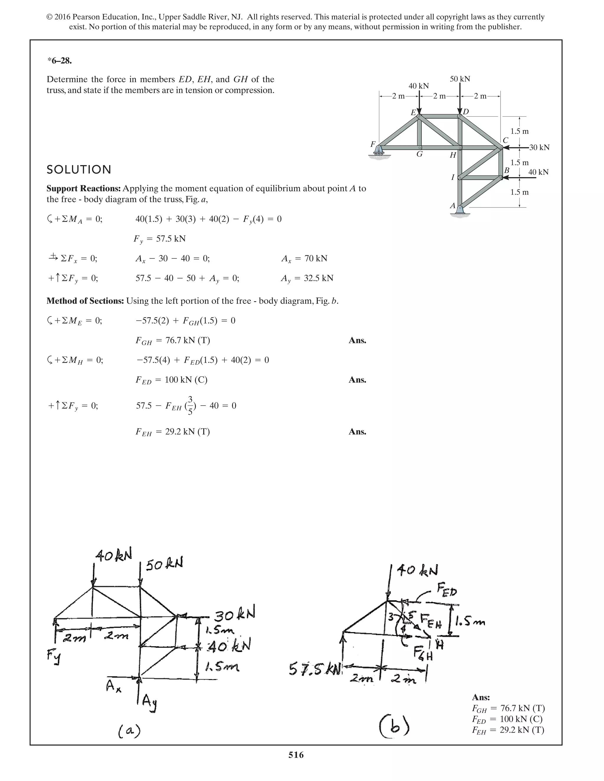 Chapter 6-structural-analysis-8th-edition-solution | PDF