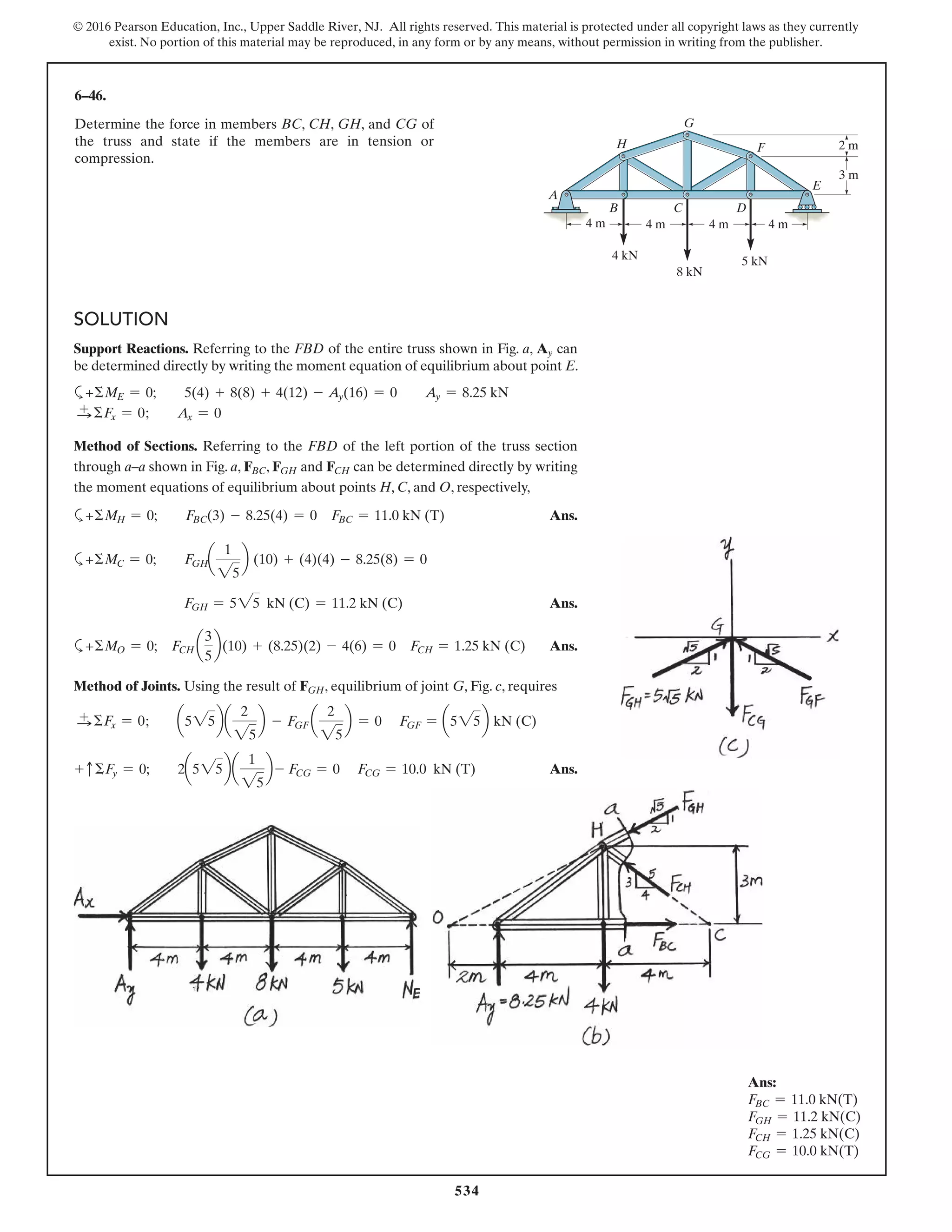 Chapter 6-structural-analysis-8th-edition-solution | PDF