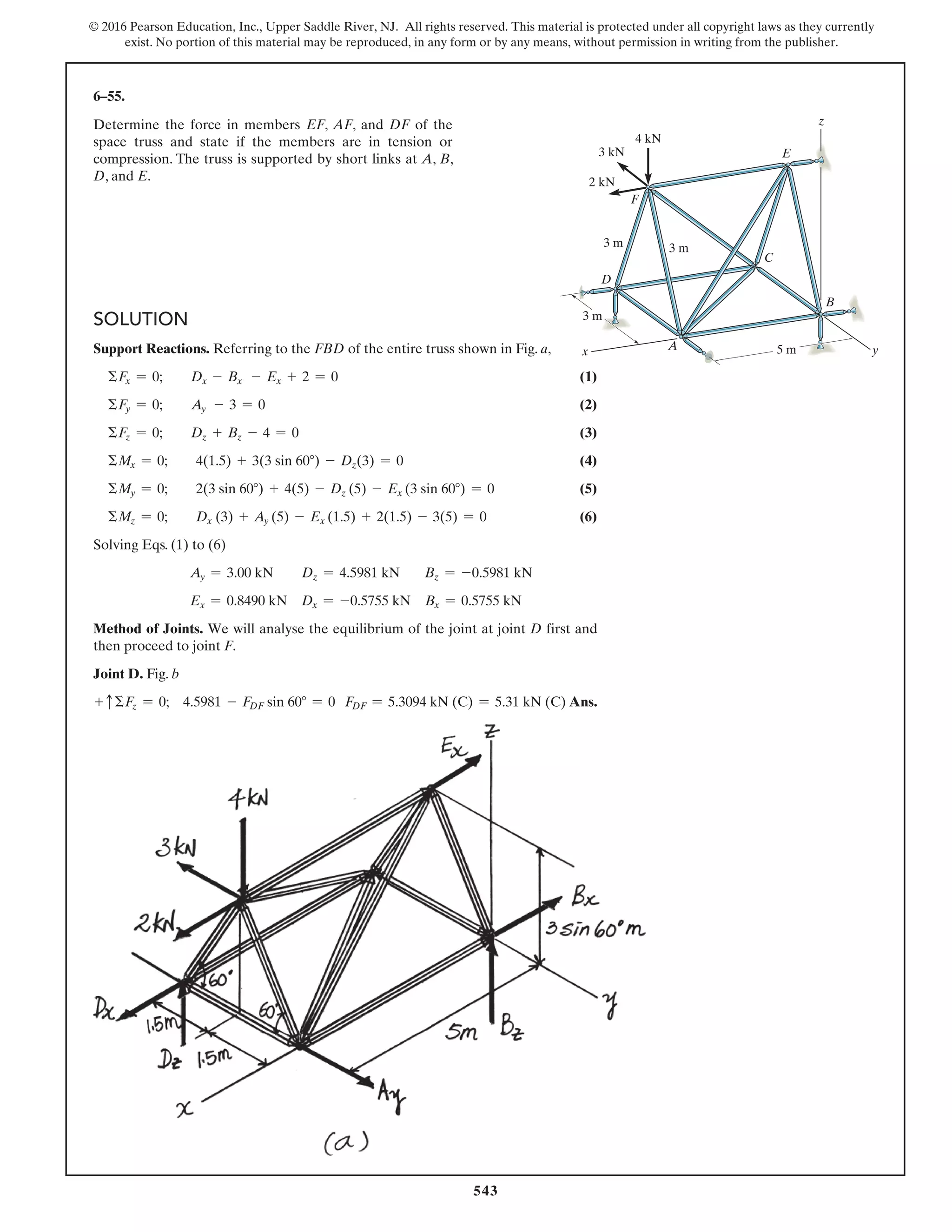 Chapter 6-structural-analysis-8th-edition-solution | PDF