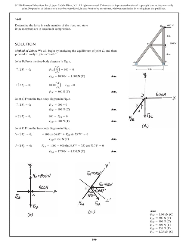 Chapter 6-structural-analysis-8th-edition-solution | PDF