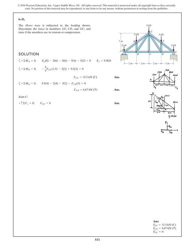 Chapter 6-structural-analysis-8th-edition-solution | PDF