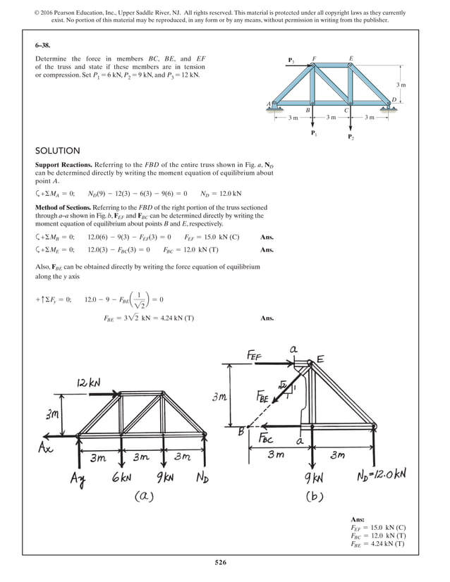 Chapter 6-structural-analysis-8th-edition-solution | PDF