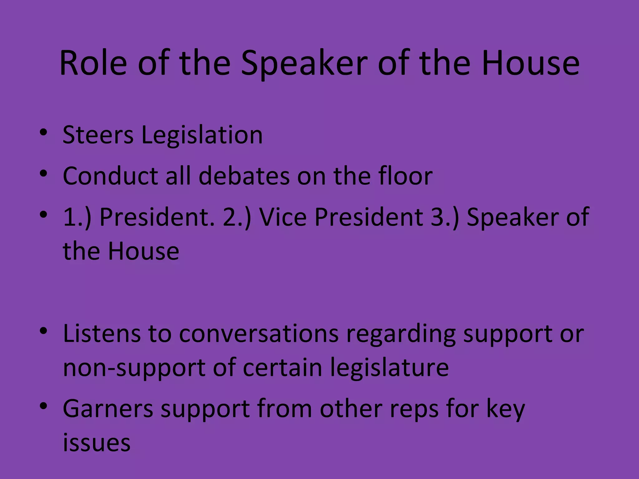 Chapter 6 – The Legislative Branch | PPT | Civic affairs | Politics