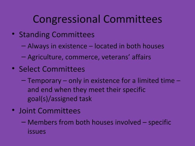 Chapter 6 – The Legislative Branch | PPT | Civic affairs | Politics