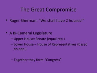 Chapter 6 – The Legislative Branch | PPT
