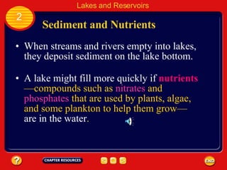 Chapter 6.2 - Lakes and Reservoirs | PPT