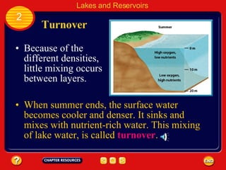 Chapter 6.2 - Lakes and Reservoirs | PPT