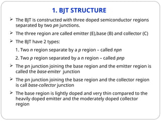 Chapter-6. Baipolar Junction Transistors BJT.ppt