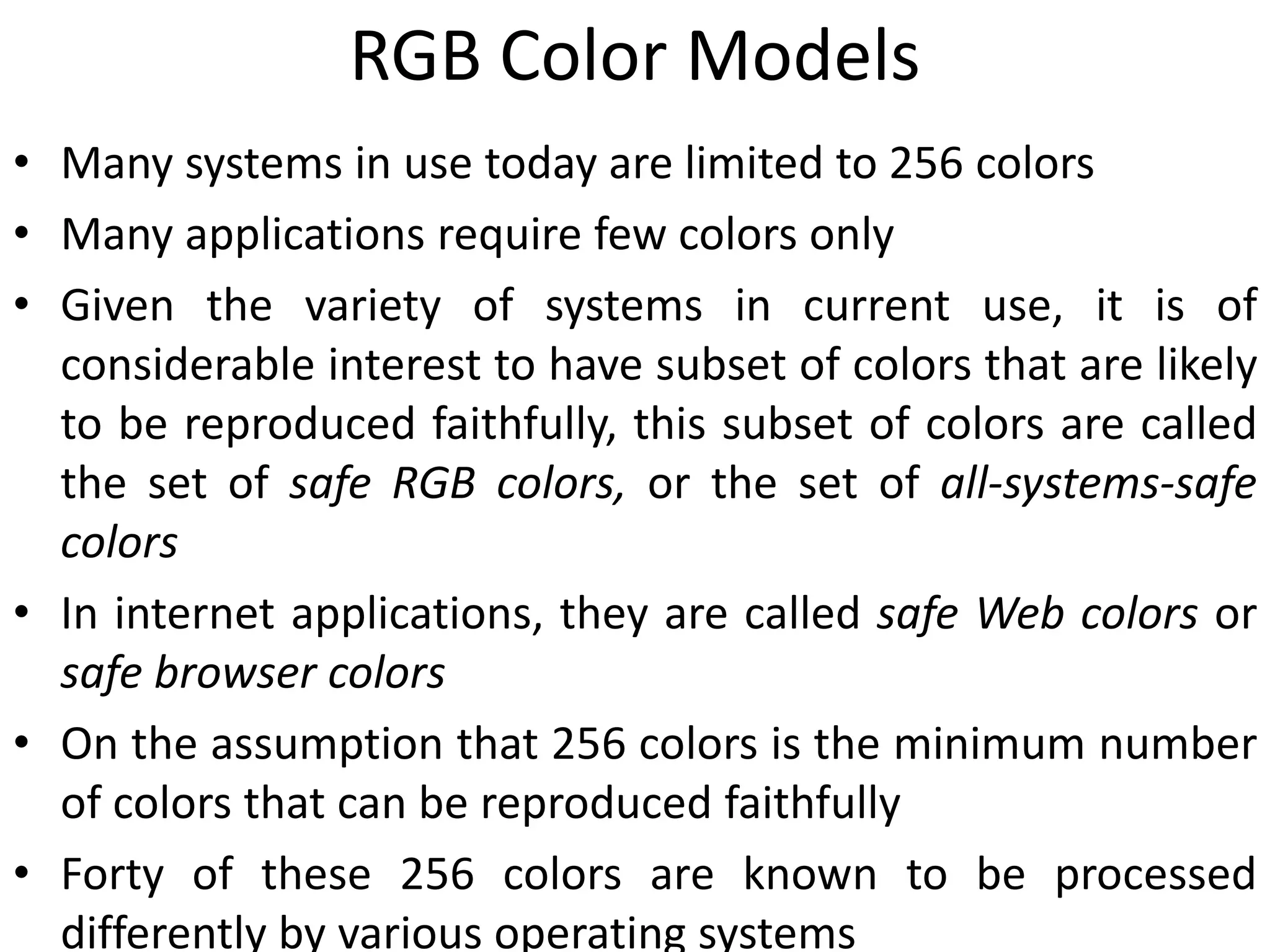 Chapter 6 color image processing | PPTX