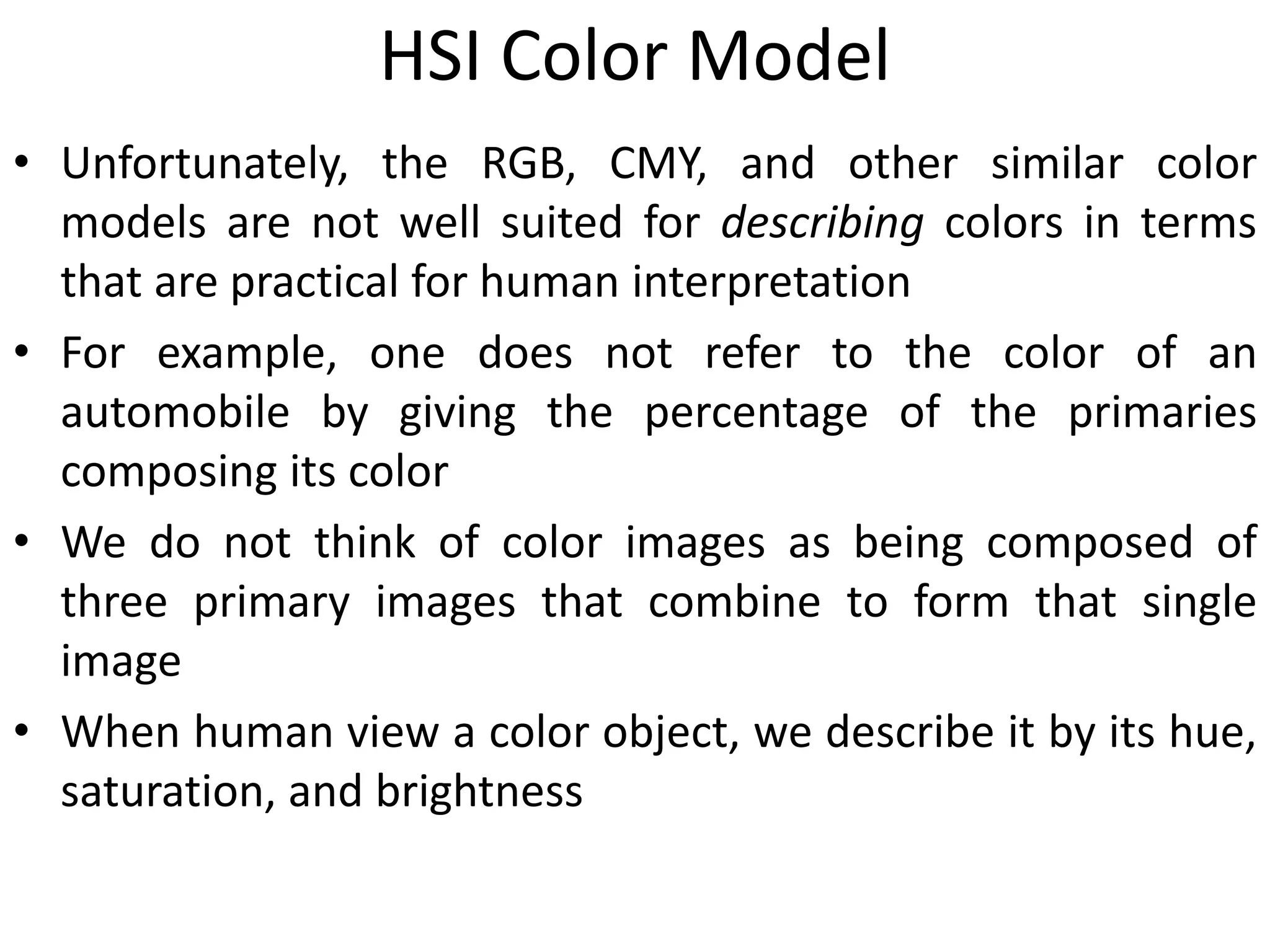Chapter 6 color image processing | PPTX