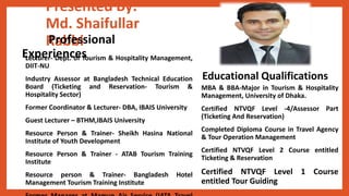 Chapter 6 Designing and Managing Tourism and Hospitality Products ...