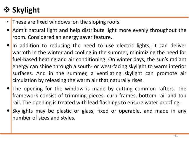 Chapter 6 doors, windows & ventilators | PPT