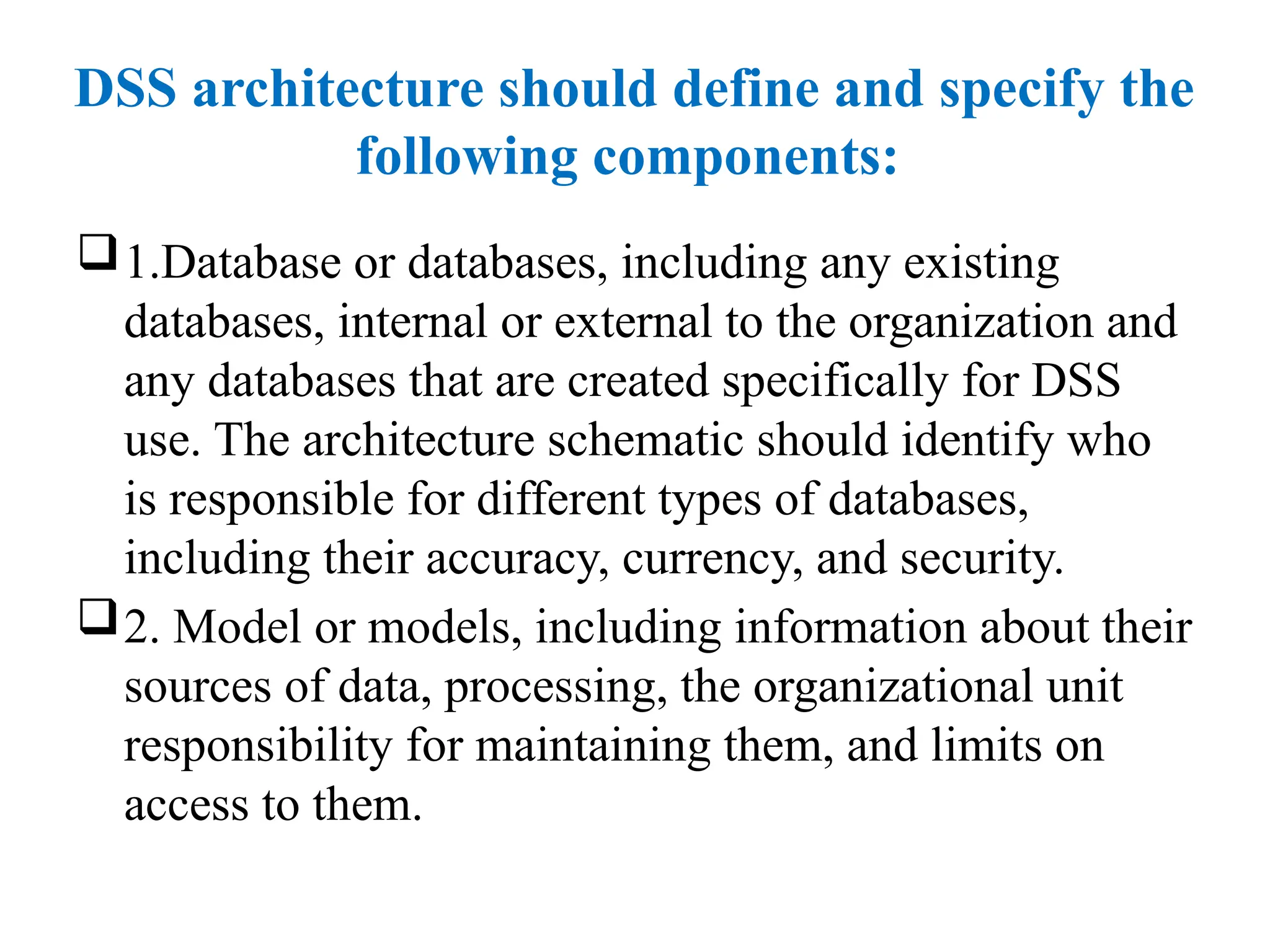 Chapter 6 Dsspptx Decision Support System Pptx Operating Systems Computer Software And
