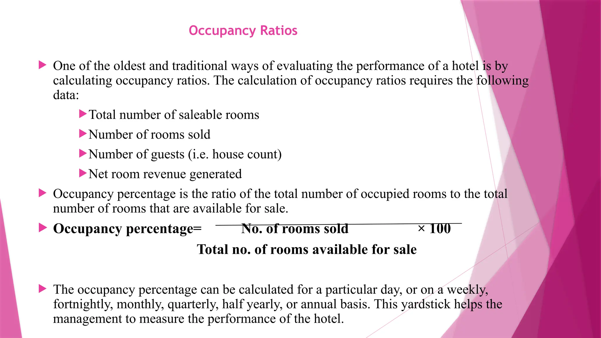 Title: Brief explanation on Evaluation on Hotel Performance | PPTX