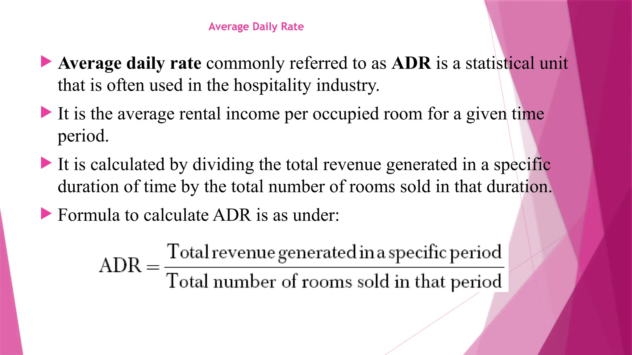 Title: Brief explanation on Evaluation on Hotel Performance | PPTX