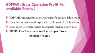 Title: Brief explanation on Evaluation on Hotel Performance | PPTX