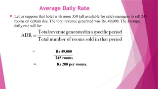 Title: Brief explanation on Evaluation on Hotel Performance | PPTX