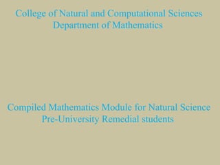 CHAPTER-6 for Remedial Program (1).pptx of basic mathematics | PPTX