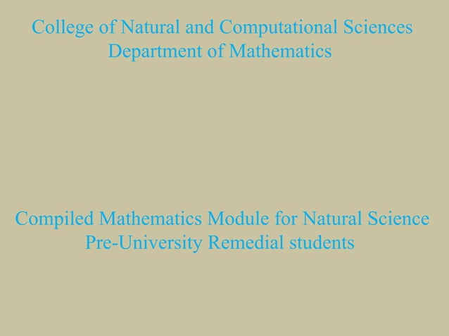 CHAPTER-6 for Remedial Program (1).pptx of basic mathematics | PPTX