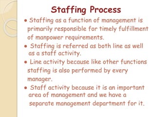 Chapter - 6 Staffing | PPT