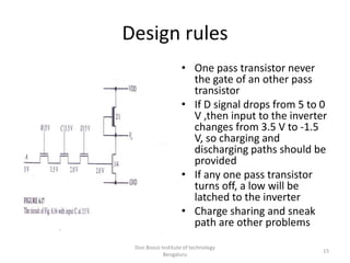 Advances in VLSI Chapter 6 Superbuffers | PPTX