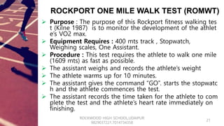 Chapter 6 Test and Measurement in sports | PPTX