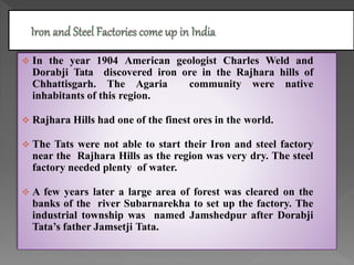 weavers, iron smelters and factory owners | PPTX