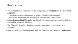 Fundamentals of database system - Data Modeling Using the Entity-Relationship (ER) Model | PPT