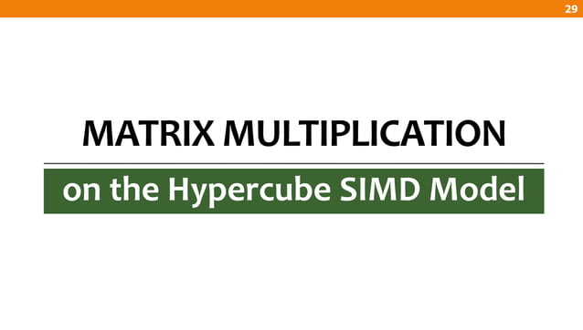 Chapter 7: Matrix Multiplication | PPT