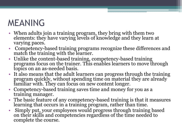 CHAPTER-7.pptx Competency Based Management Training | PPT