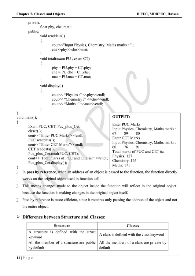 Chapter 7 Classes And Objectspdf Programming Languages Computing