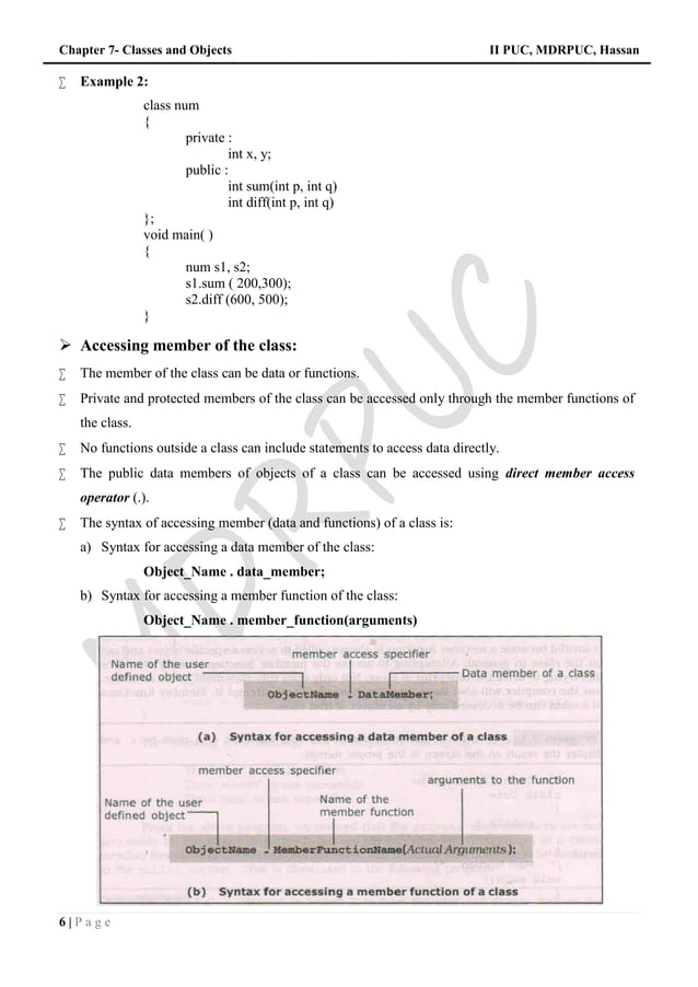 chapter-7-classes-and-objects.pdf | Programming Languages | Computing