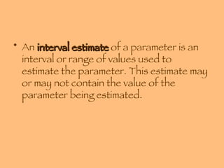 Chapter 7 – Confidence Intervals And Sample Size | PPT