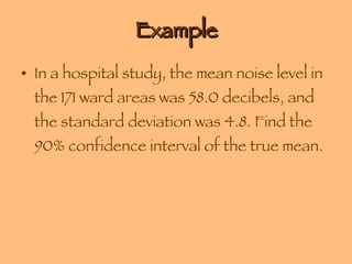 Chapter 7 – Confidence Intervals And Sample Size | PPT