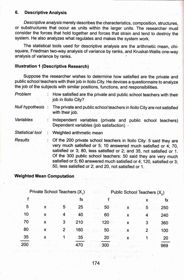 Chapter 7 Data Processing Statistical Treatment Analysis And Interpretation Pdf