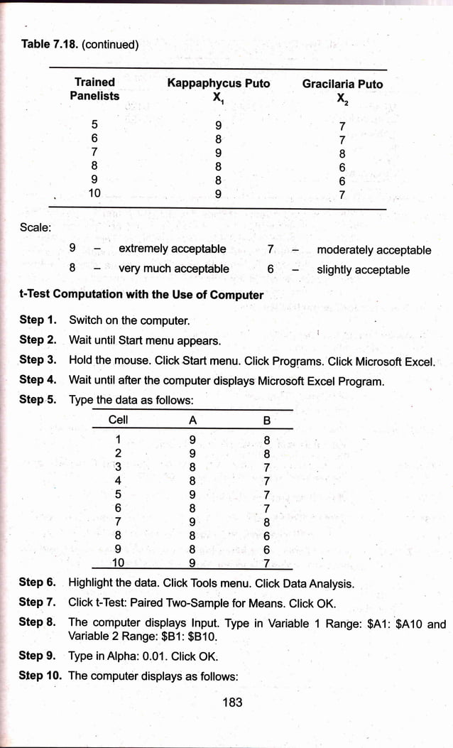 Chapter 7 Data Processing Statistical Treatment Analysis And Interpretation Pdf