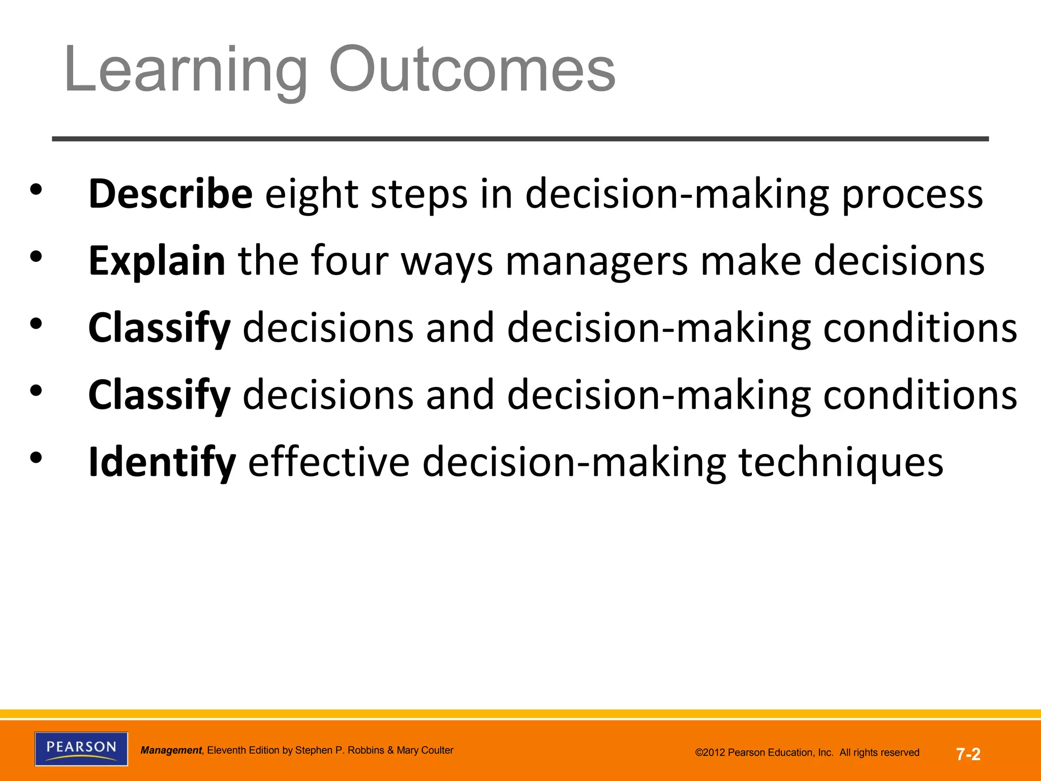 Chapter 7-decision-making | PPT
