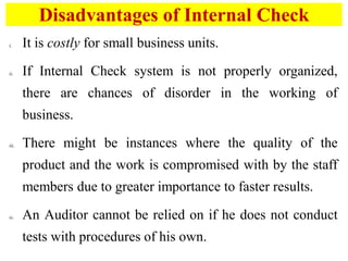 Chapter 7 -Internal check | PPTX