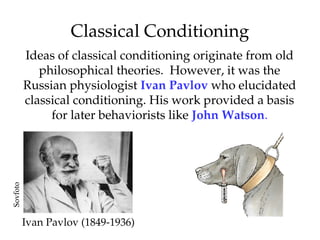 Lecture about Classical Conditioning (Psychology) | PPT