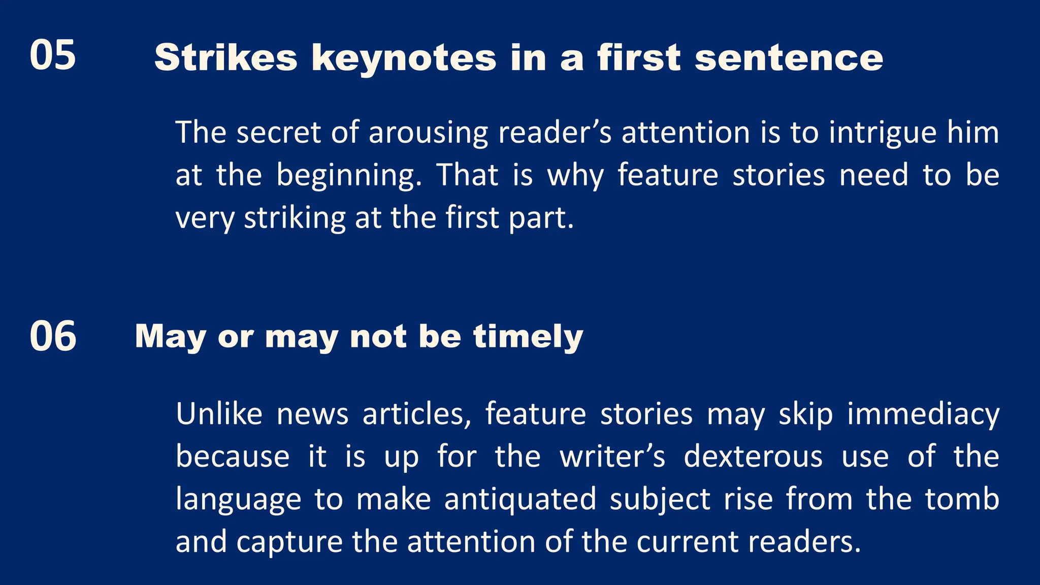 CHAPTER 7: Feature Writing in Campus Journalism | PPTX