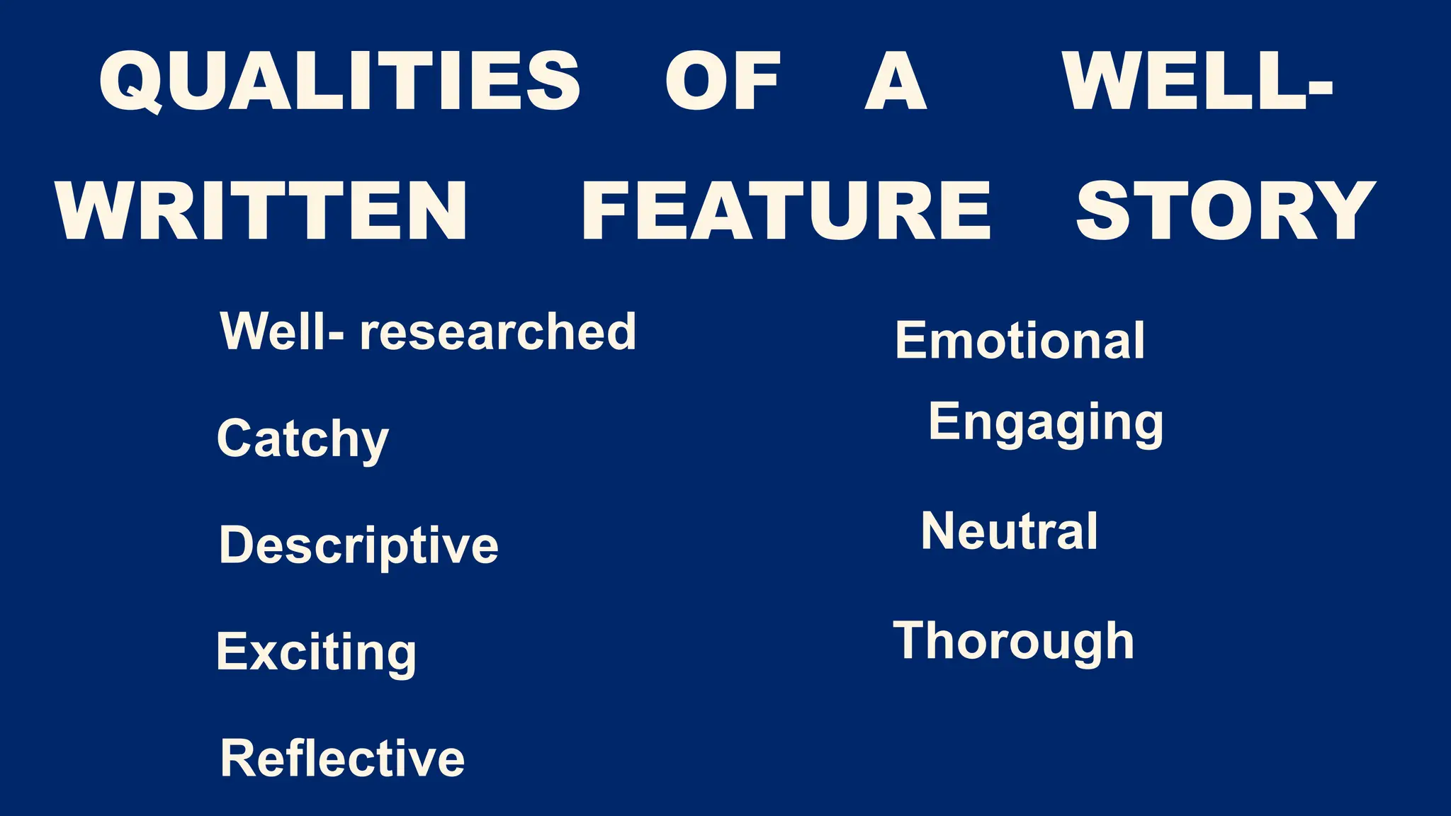CHAPTER 7: Feature Writing in Campus Journalism | PPTX