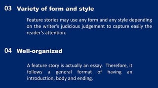 CHAPTER 7: Feature Writing in Campus Journalism | PPTX