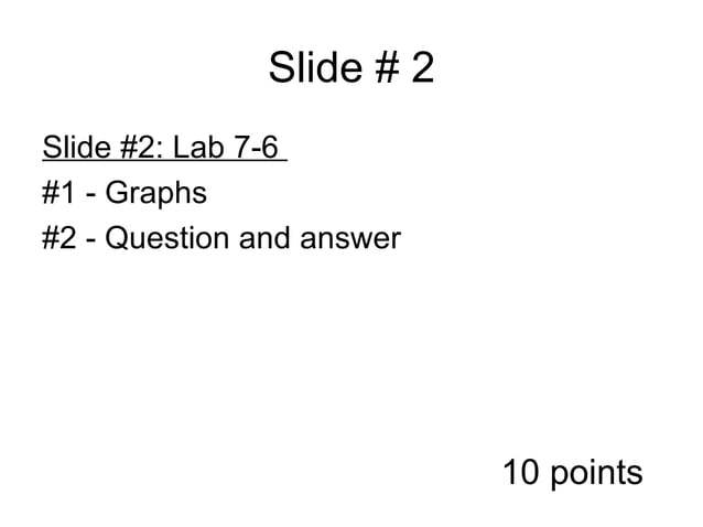 Chapter 7 Project | PPT