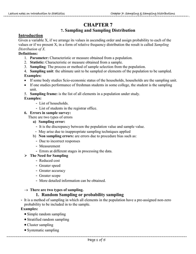 Chapter-7-Sampling & sampling Distributions.pdf