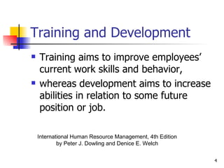 Chapter 7 Training And Development | PPT
