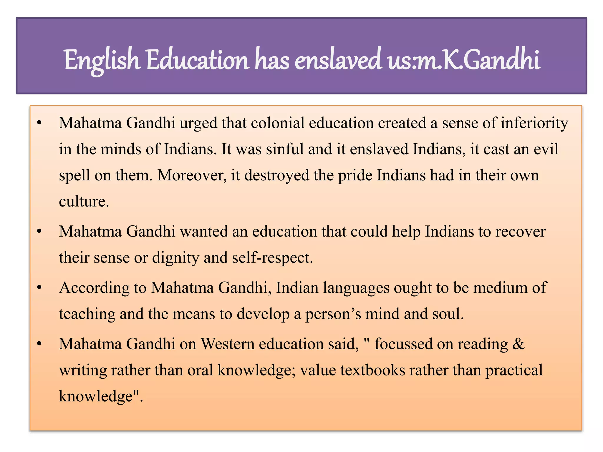 Civilising the Native Educating the Nation | PPTX