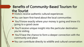 Chapter 7 Community Approach to Tourism Planning (Tourism Planning and ...