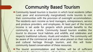 Chapter 7 Community Approach to Tourism Planning (Tourism Planning and ...