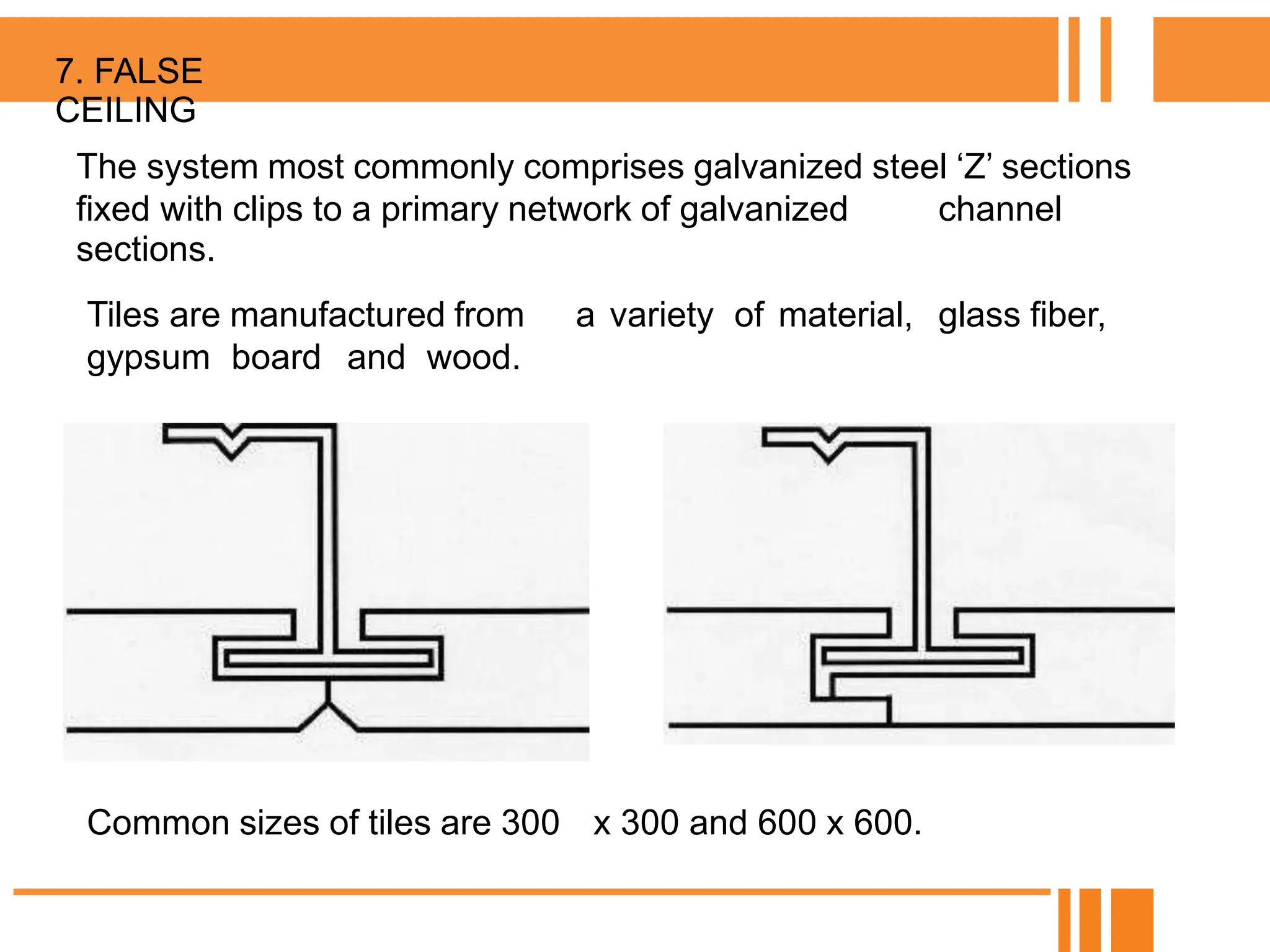 Building Construction_FALSE CEILING design | PPTX