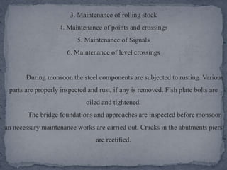 Chapter 7 Maintenance of railway track | PPTX